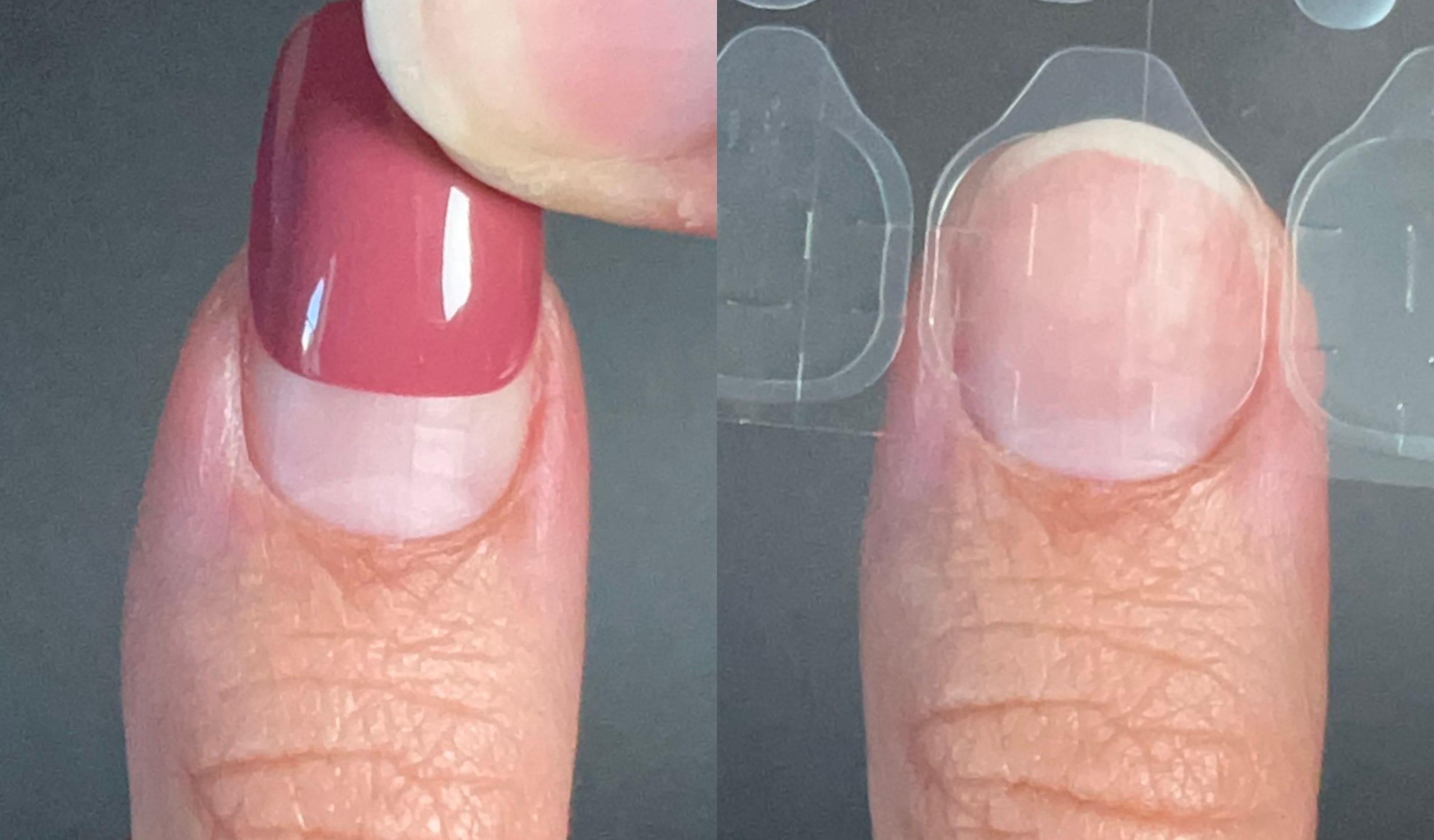 Press on Nails French manucure | Set Little frenchie – ROXY NAILS PARIS