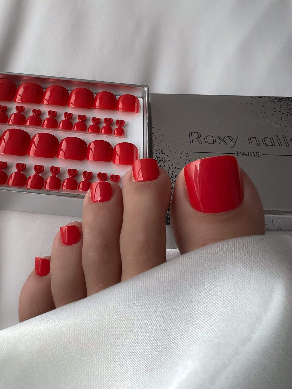 Faux ongles rouges | Roxy Nails Paris | N°1 des Press on Nails – ROXY ...