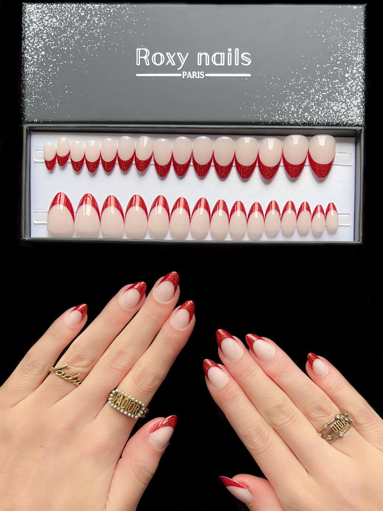 Faux ongles rouges | Roxy Nails Paris | N°1 des Press on Nails – ROXY ...
