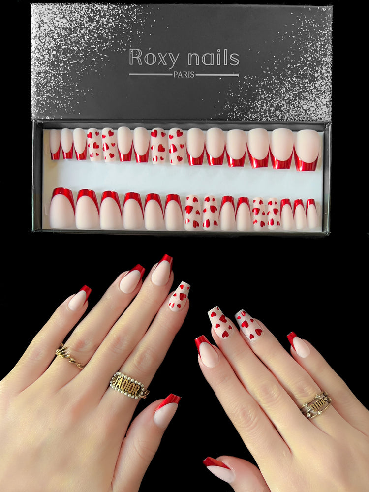 Faux ongles rouges | Roxy Nails Paris | N°1 des Press on Nails – ROXY ...