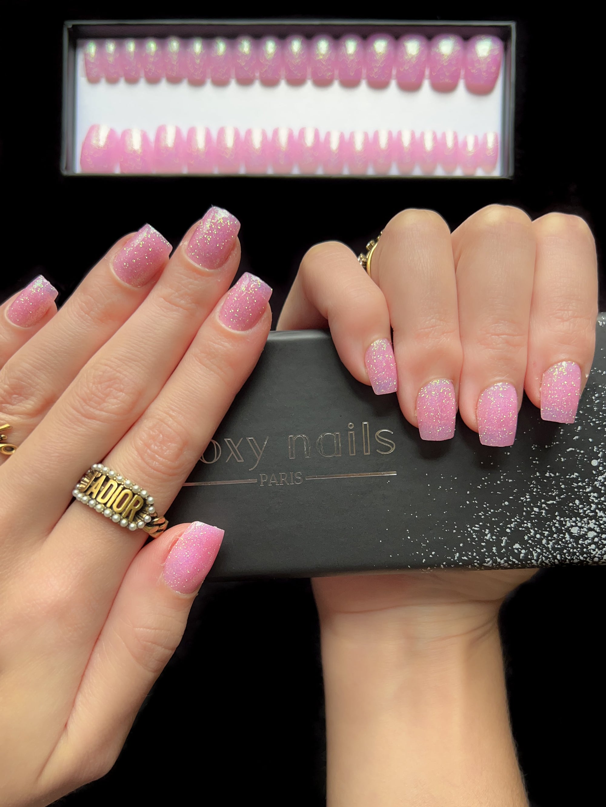 Kits de Faux Ongles | Roxy Nails Paris | Sparkling rosé – ROXY NAILS PARIS